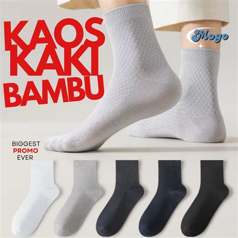 Jual Kaos Kaki Polos Basic Pendek Panjang Bambu Kkb1e Mogo Premium Kaus Kaki Formal Kerja Kantor