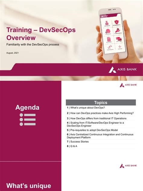 Axis Devsecops Training Batch 5 Pdf Agile Software Development