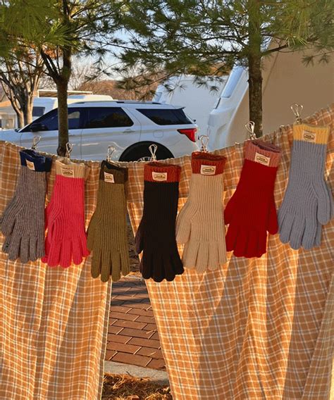 겨울준비특가 버터 울모 배색 손가락 트임 골지 니트 롱장갑스마트폰터치 핑거홀장갑 에이블리