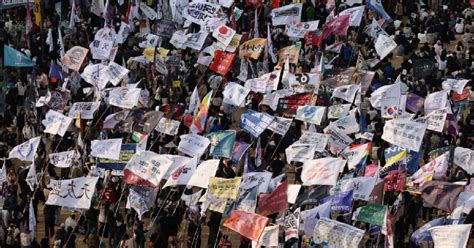 Massive Rallies Across South Korea Ahead Of Key Ruling On Impeachment