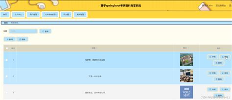 Java计算机毕业设计springbootvue考研资料分享系统考研资源共享系统 Csdn博客