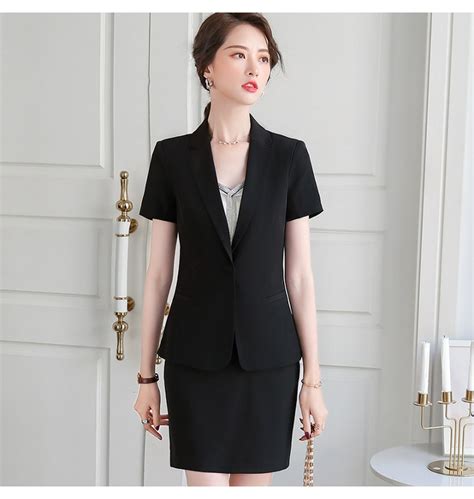 여자 정장세트 여름 오피스룩 반팔 치마 정장 투피스 Duchi2 티몬