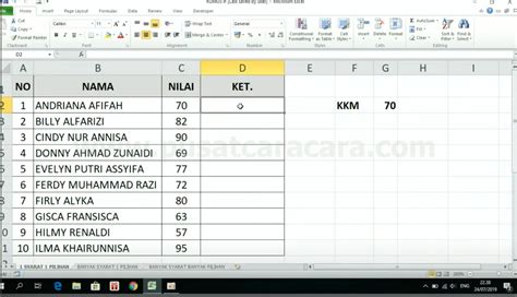 Dibimbing Id Rumus If Pada Excel Cara Menggunakan And Contoh Prakteknya