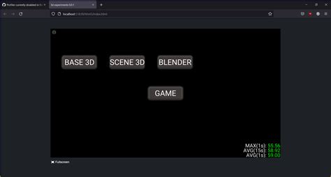 Profiler Currently Disabled In The HTML5 Build Issue 6710 Defold