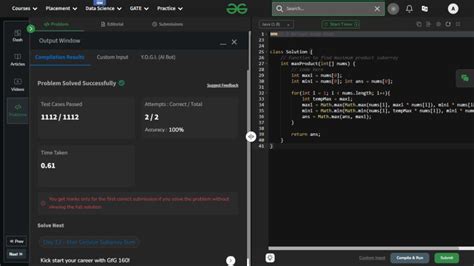 gfg160series java dsa problemsolving linkedinlearningjourney… ashruth pamidimarri