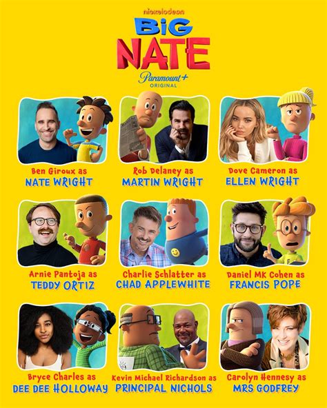 Big Nate Tv Show Voice Cast Revealed For Paramount Adaptation