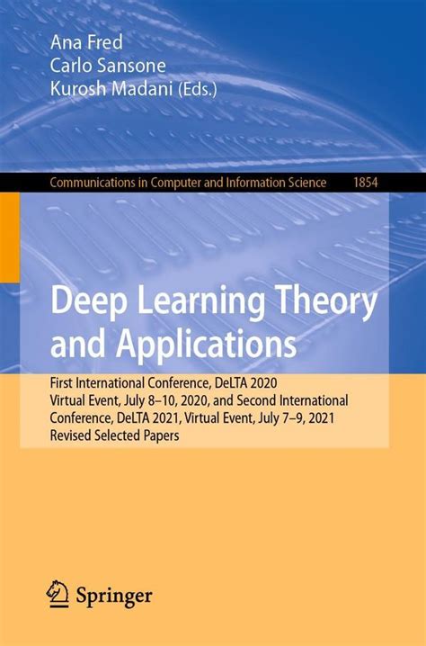 Deep Learning Theory And Applications Buch Jpc
