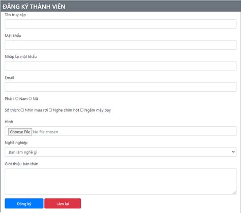 nhận dữ liệu từ form trong php thầy long web