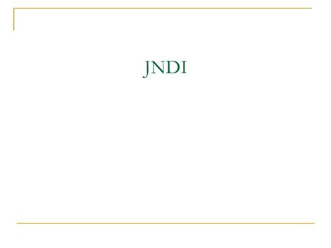 Ppt Java Naming And Directory Interface Powerpoint Presentation Free