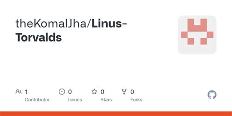 Github Thekomaljha Linus Torvalds