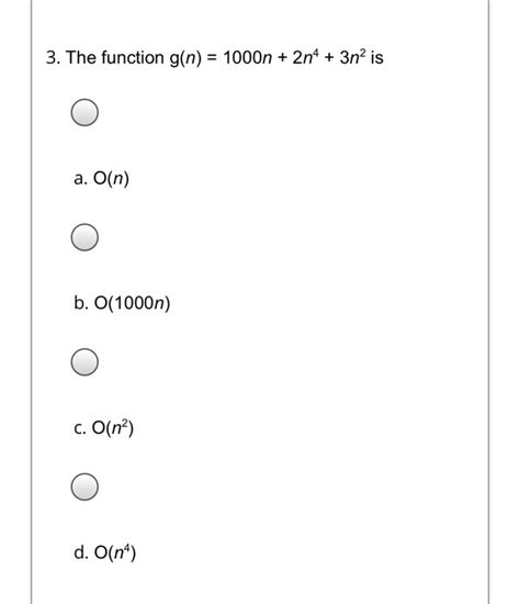 Solved 2 Consider The Following Algorithm For I 1 To N