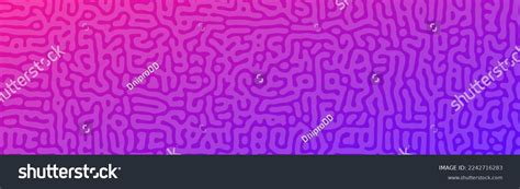 Purple Turing Reaction Gradient Background Abstract Stock Vector Royalty Free 2242716283