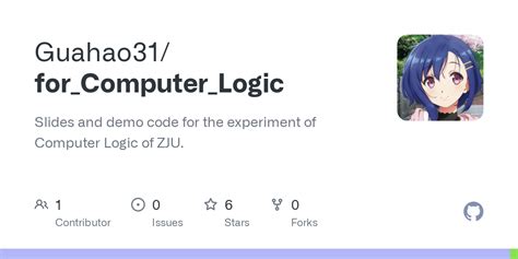 Github Guahao31forcomputerlogic Slides And Demo Code For The