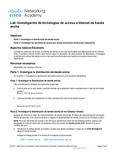 7 5 11 Lab Research Broadband Internet Access Technologies Es Xl Pdf
