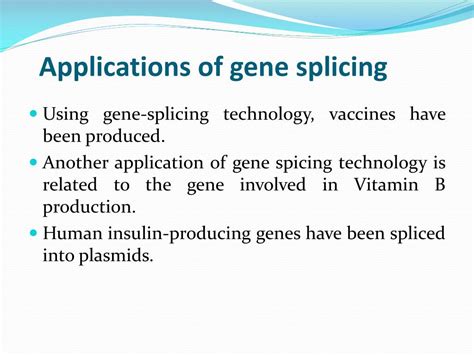 Ppt “gene Splicing” Powerpoint Presentation Free Download Id1932252
