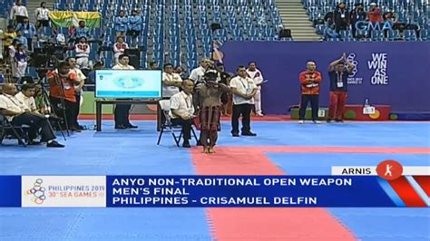 Crisamuel Delfin In The Mens Non Traditional Weapon Event Youtube