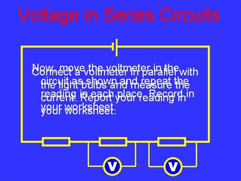 Series Series Circuits Current In Series Circuits Voltage