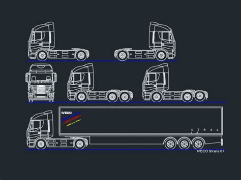 Caminhões Em Autocad Baixar Cad Grátis 4705 Kb Bibliocad