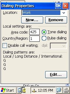 Windows CE 6 0 GPRS Connectivity Through Dial Up Networking
