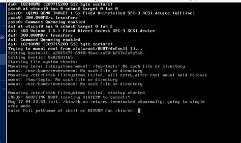 Solved Tmpfs In Fstab W Zfs Root And Then No Boot The Freebsd Forums