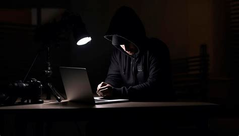 Premium Ai Image A Young Adult Programmer Working Late At Night On Laptop Generated By