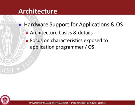 Operating Systems Architecture Ppt