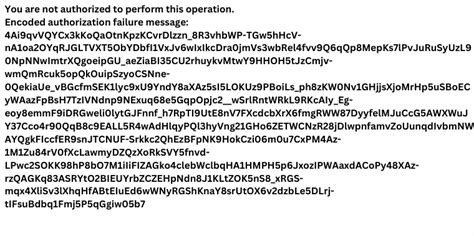 Decode Encoded AWS Error Message How To