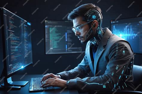 Premium Ai Image Ai Chat Gpt Programmer Coding Compiler Encode Debug