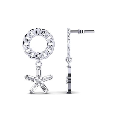 Compre Pendiente De Mujer Raybon En Corte Redondo 006 Quilates 9k Oro