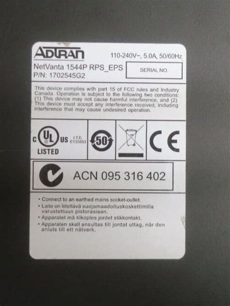 Adtran Netvanta 1544p 24x Gigabit Poe Rj45 4x 1gbe Sfp 1u L3 Managed Switch