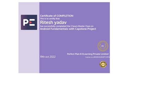 Ritesh Yadav On Linkedin Training Android