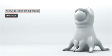 Video Tutorial Using Dynamesh In Zbrush