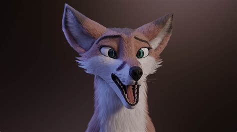 Lilly Fox 3d Model By Cm Studios