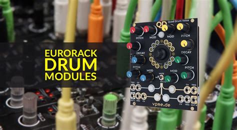 The Best Eurorack Drum Modules For Your Synth Rig Gearnews Com
