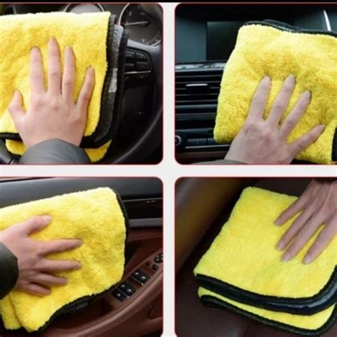 Kain Lap Microfiber Mobil Motor Lembut Kain Lap Multifungsi 30 X 30cm Lazada Indonesia