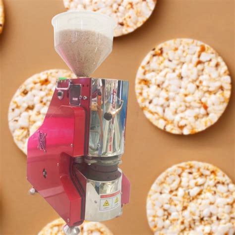 Korean Style Puffed Rice Cake Making Machine Automatic Corn Popping