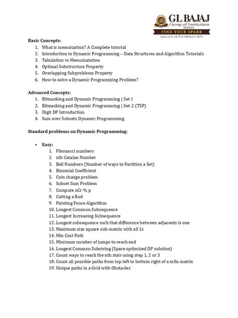 dynamic programming problems basic pdf dynamic programming