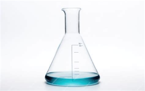 Premium Ai Image Glass Erlenmeyer Flask On White Background