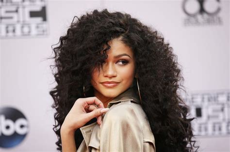 Zendaya Coleman Natural Curly Hair