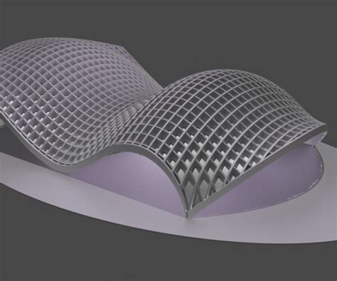 Artstation Small Pavilion With Shell Structure Resources