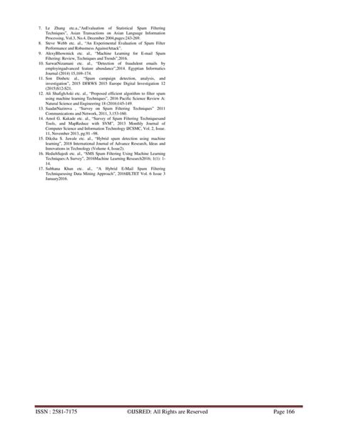 Cross Breed Spam Categorization Method Using Machine Learning Techniques Pdf