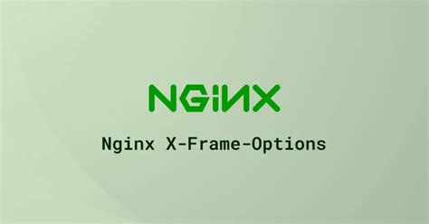 How To Fix Nginx ‘refused To Display In A Frame X Frame Options Deny