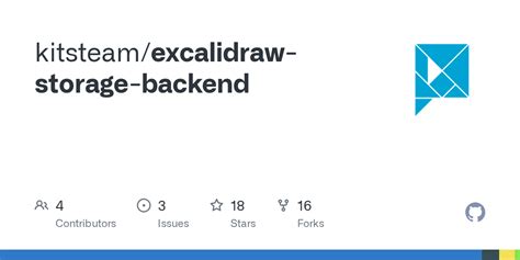 github kitsteam excalidraw storage backend