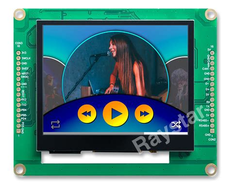 3 5 Inch Rs485 Modbus Smart Tft Display With Capacitive Touchscreen Raystar