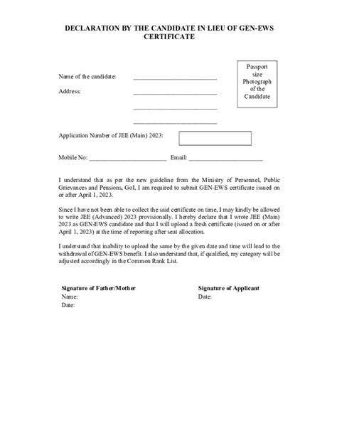 Jet 2024 Self Declaration Form Fill Online Printable Fillable Blank PdfFiller