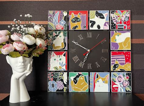 Часы настенные большие Часы квадратные в интернет-магазине Ярмарка ...