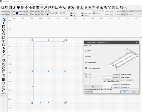 Rotary Help Lightburn Interprets “test” Vs “framing” Differently Lightburn Software