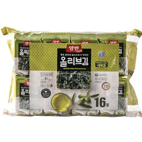 동원 양반올리브김16단 배민스토어