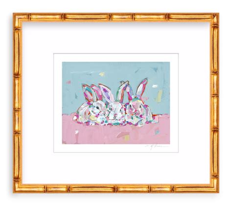 Hip Hap Hop Bunnies On Paper Framebridge
