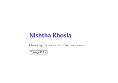 Nishtha Khosla On Linkedin React Coding Projectcompletion
